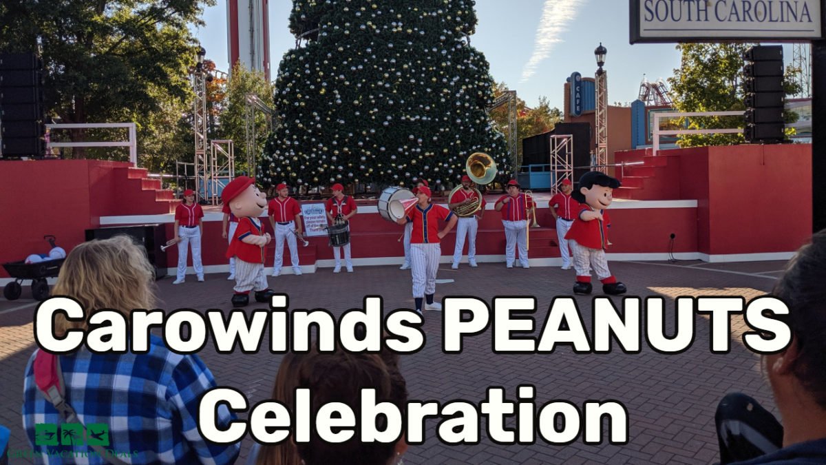 PEANUTS Celebration at Carowinds Theme Park in Charlotte | Green ...