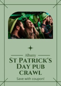 St. Patrick's Day Pub Crawl Albany Coupons | Green Vacation Deals