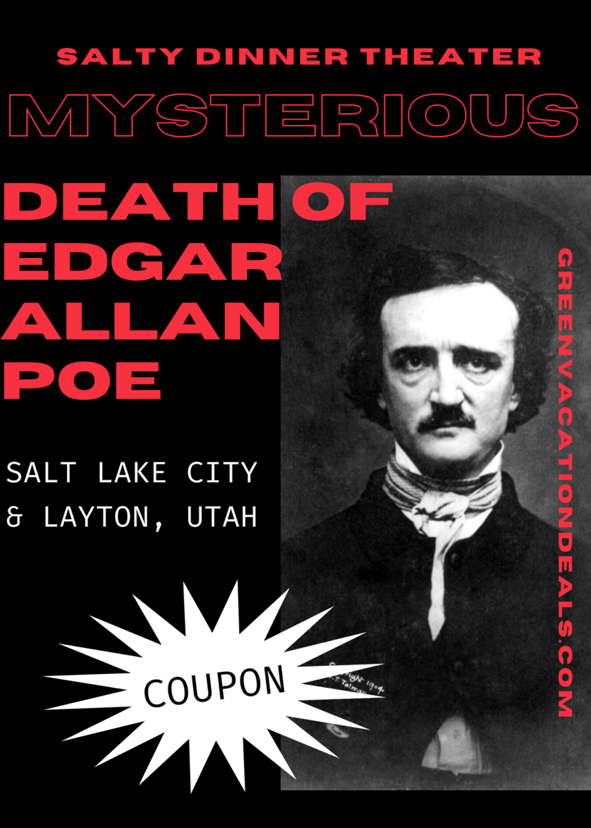 Mysterious Death of Edgar Allan Poe Salty Dinner Theater Utah Coupons ...