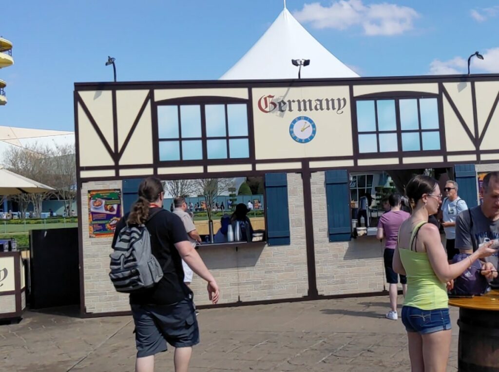 Universal Orlando Mardi Gras Germany Menu Guide & Review | Green ...