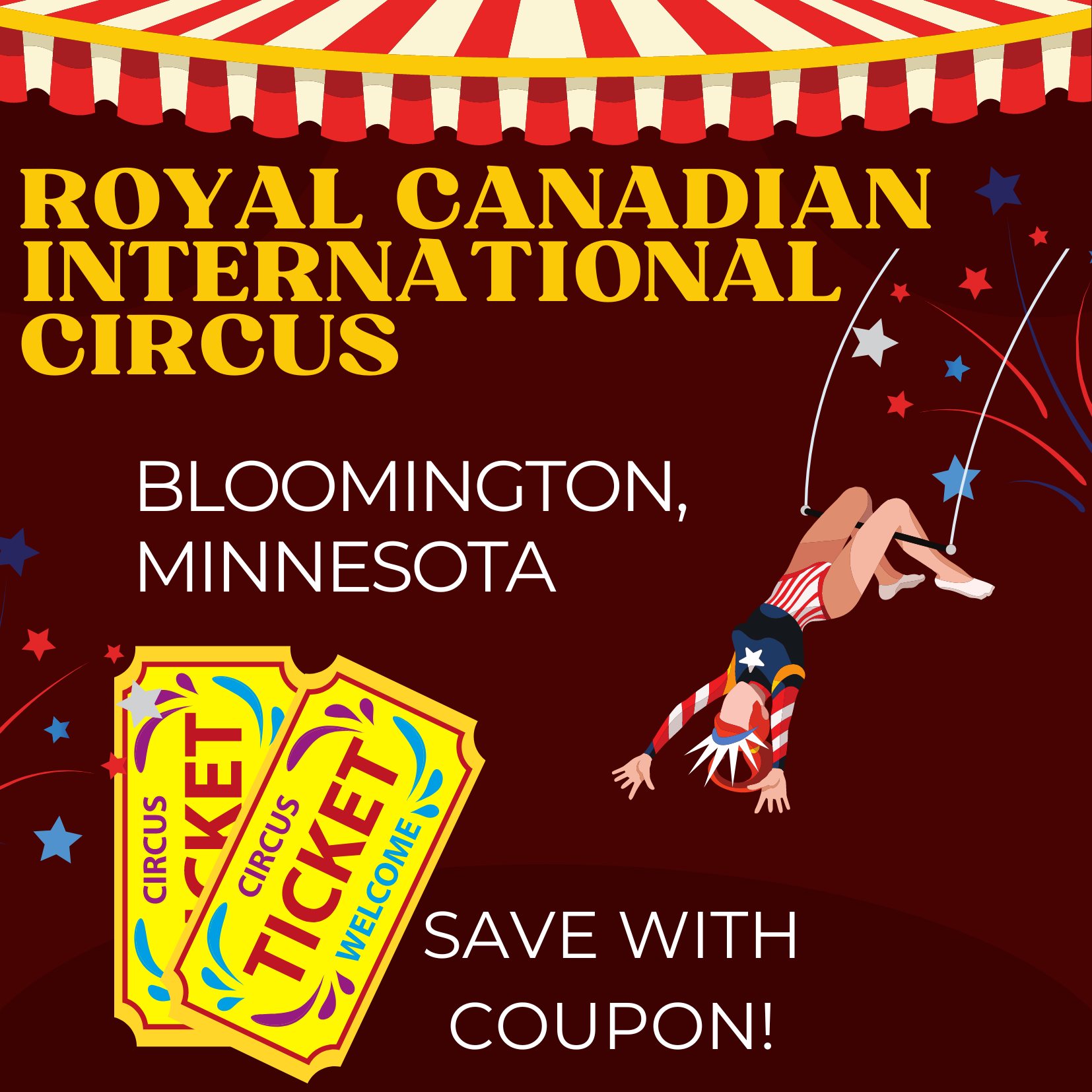 Coupon For Royal Canadian International Circus 2023 In Bloomington ...