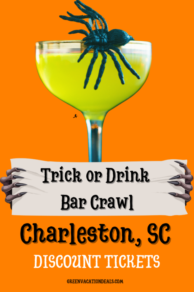 Trick or Drink Charleston Halloween Bar Crawl Coupon | Green Vacation Deals
