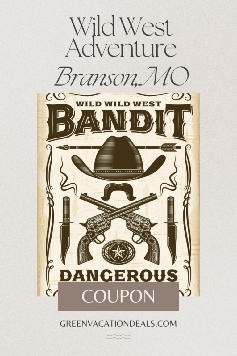 Wild West Adventure Branson Missouri Coupon | Green Vacation Deals