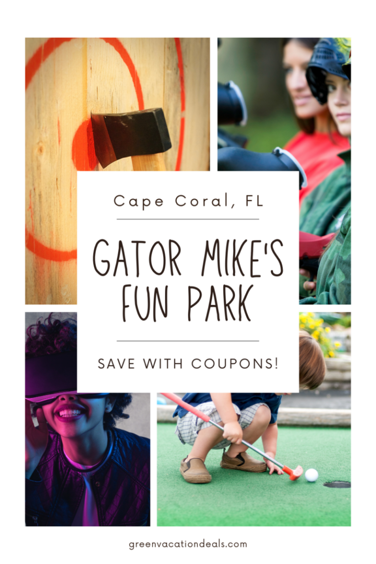 Gator Mike's Family Fun Park Cape Coral FL Coupons | Green Vacation Deals