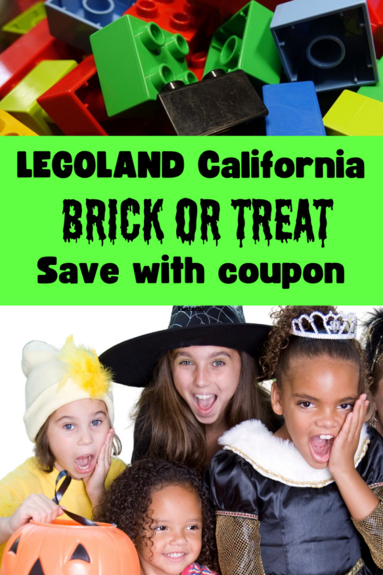 Legoland California Brick or Treat Coupon Code | Green Vacation Deals