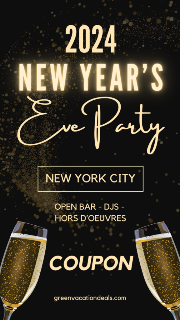 Coupon For New Year’s Eve Party with Open Bar in New York City | Green ...