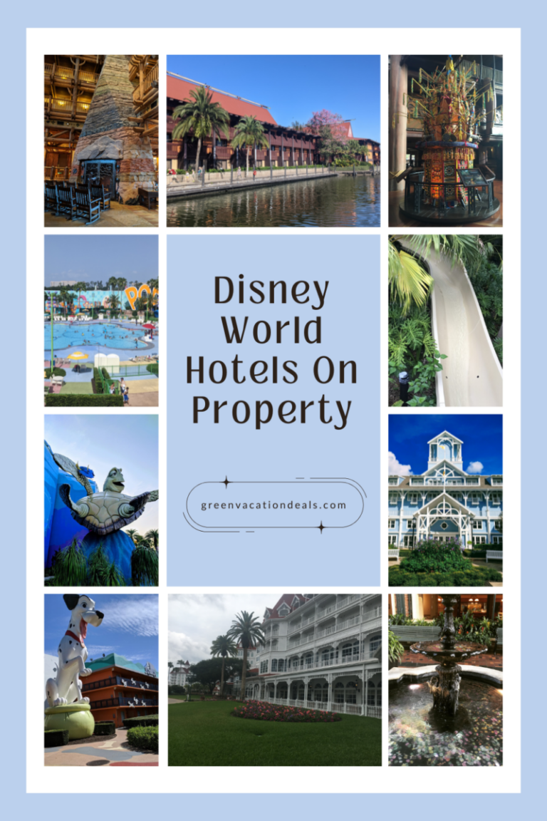 Walt Disney World Hotels on Property - Full Guide | Green Vacation Deals