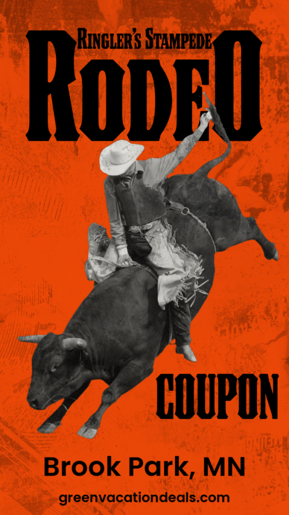 Coupons For Ringler’s Stampede Rodeo In Brook Park, Minnesota | Green ...