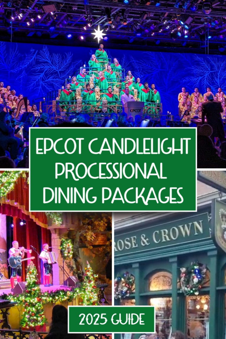 Epcot Candlelight Processional Dining Packages 2025 | Green Vacation Deals