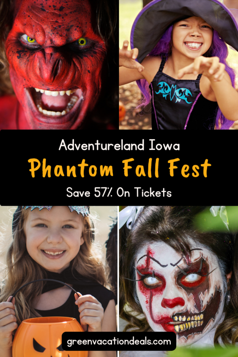 Phantom Fall Fest Adventureland Iowa Discount Code | Green Vacation Deals