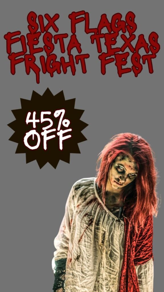 Six Flags Fiesta Texas Fright Fest Discount Tickets | Green Vacation Deals