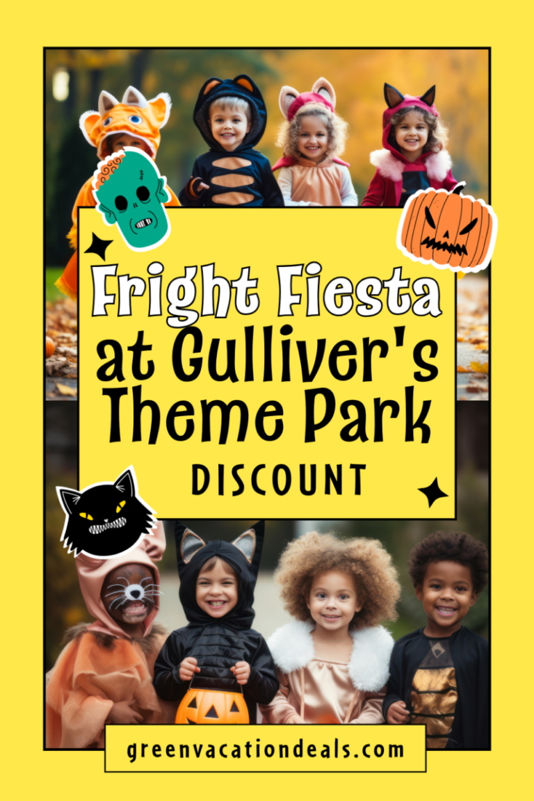 Gulliver's Theme Park Fright Fiesta Discount Code | Green Vacation Deals